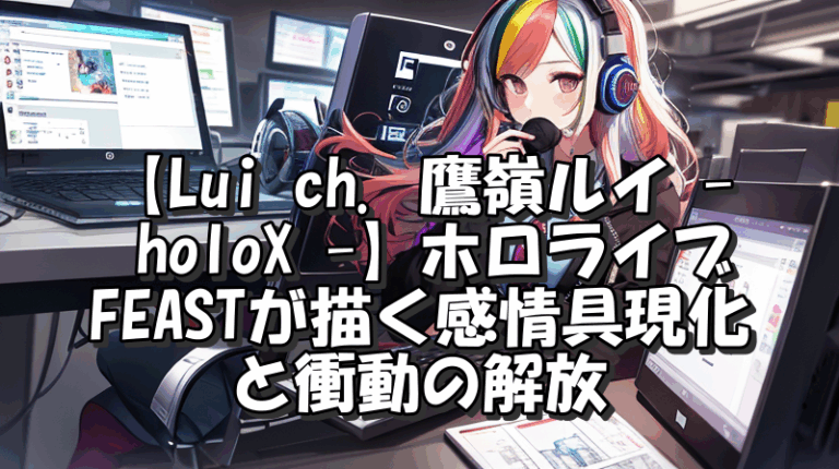 【Lui ch. 鷹嶺ルイ - holoX -】ホロライブFEASTが描く感情具現化と衝動の解放 - 時短テック