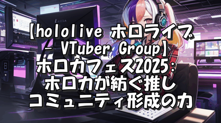 【hololive ホロライブ - VTuber Group】ホロカフェス2025: ホロカが紡ぐ推しコミュニティ形成の力 - 時短テック